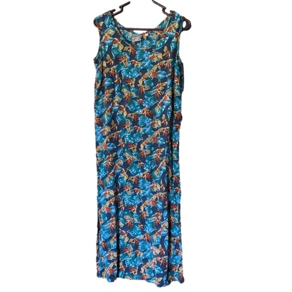 Pineapple Moon | Dresses | Vintage Pineapple Moon Maxi Dress Size ...